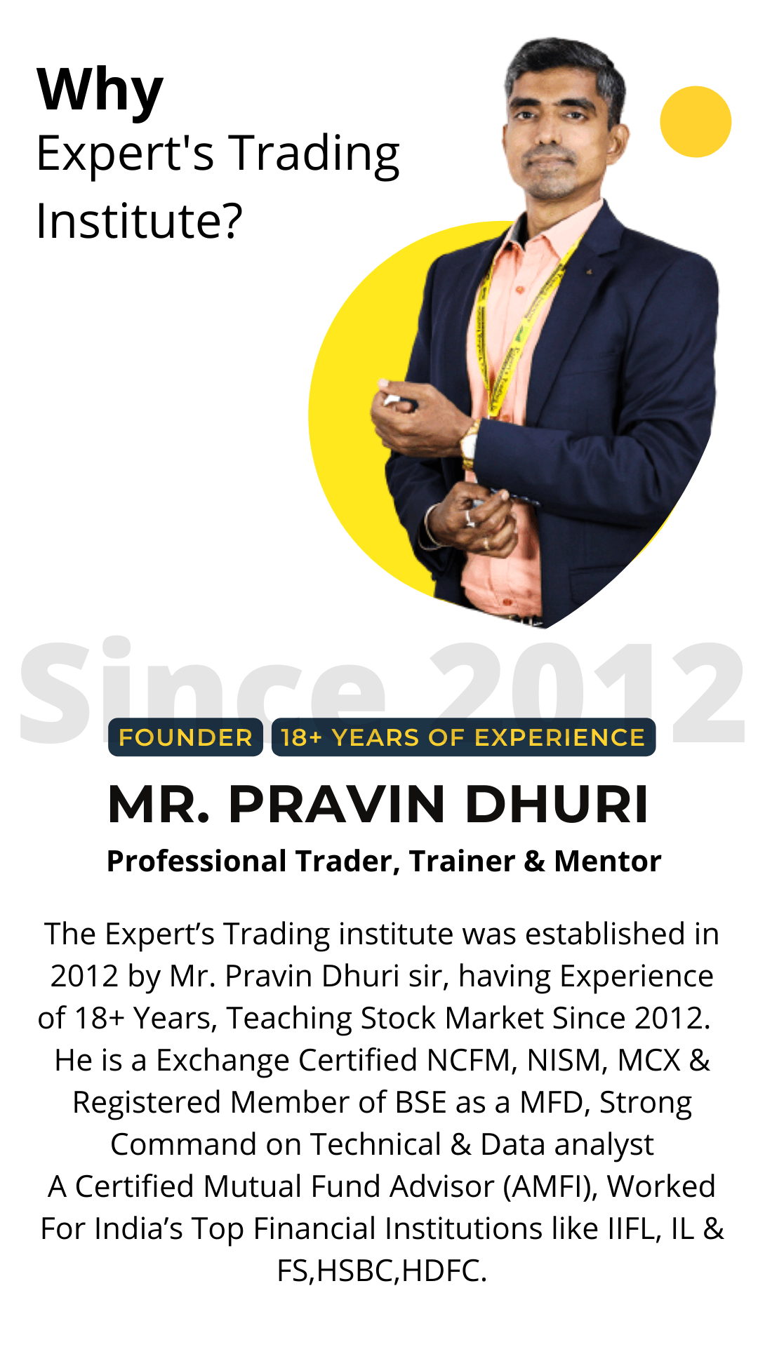 Expert's Trading Institute